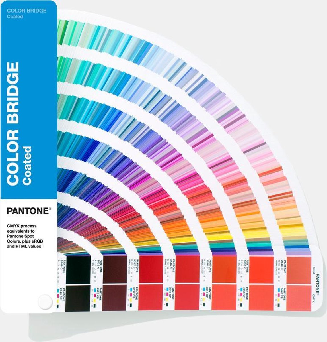 Pantone Color Bridge Guide Coated kleurwaaier - bevat de PMS CMYK HEX ...
